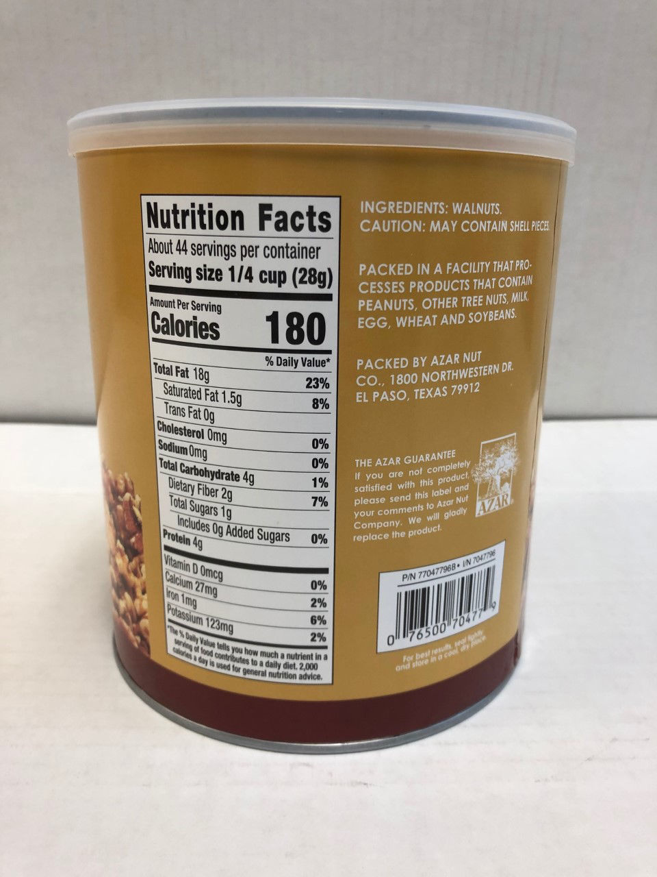 José Santiago Home Delivery. WALNUTS HALVES PIECES SHELLED AZAR