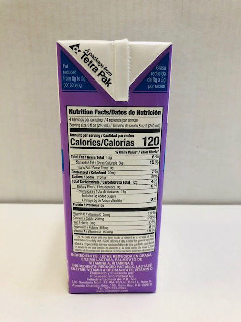 José Santiago Home Delivery. LACTOSE FREE SKIM MILK INDULAC